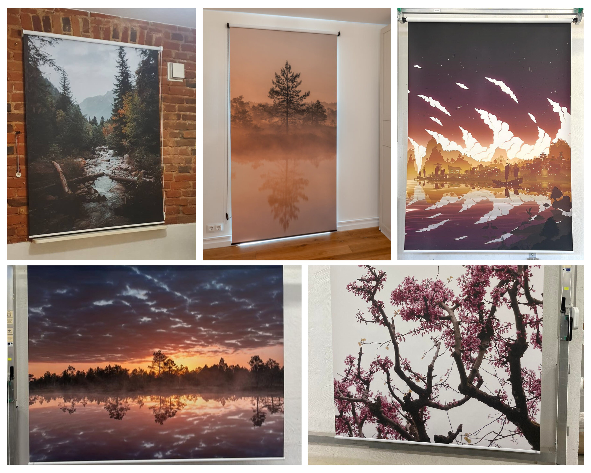 Mustriga rulood - Sinu originaalse disainiga aknakate - RULO.EE